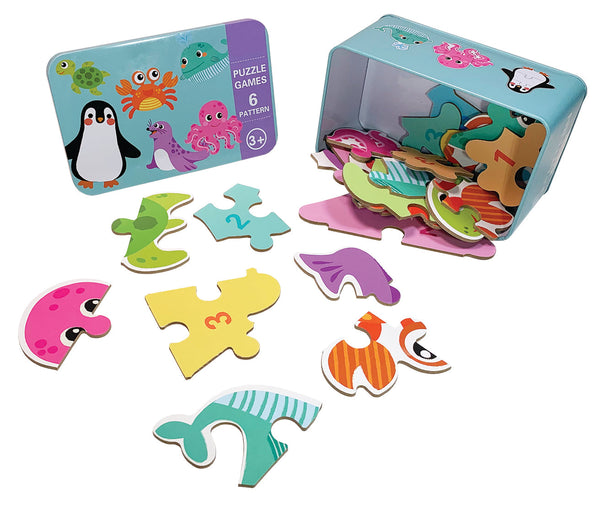 Puzzles in a Tin - Sea Life - Streamline Imagined Retail