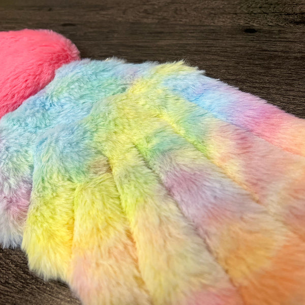 Angel Wings Plush Neck Warmer, 100% Clay Beads, Lavender Scent ...