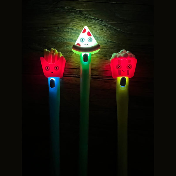 Foodie LED Light Up Pens, 3 Pack - Streamline Imagined Retail