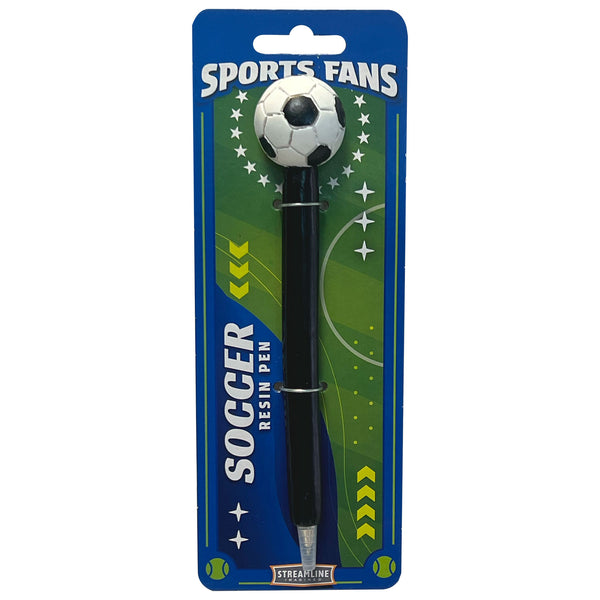 Resin Sports Pen - Soccer - Streamline Imagined Retail