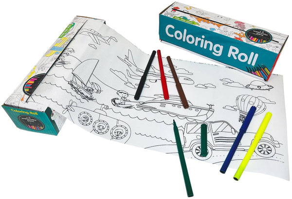 Coloring Roll - Transportation Fun - Streamline Imagined Retail