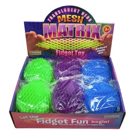 Mesh Matrix Fidget Toy - Translucent Neon - Streamline Imagined Retail