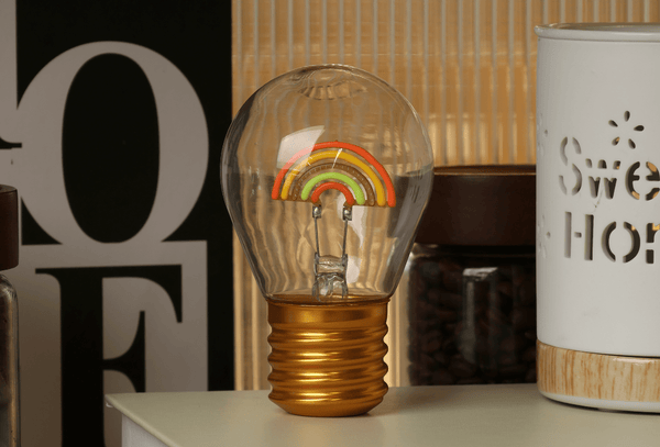 Neon Bulb Light, Rainbow - Streamline Imagined Retail
